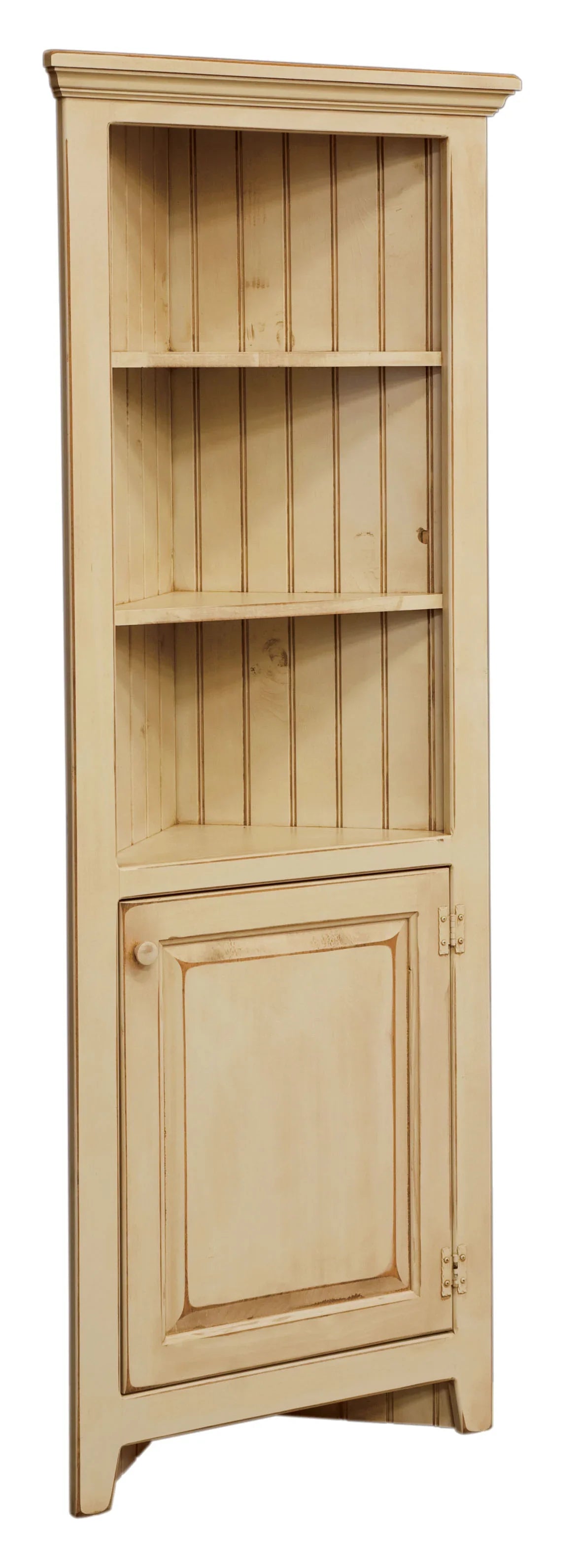 Pine Corner Cabinet 28 Wide Standard Finish